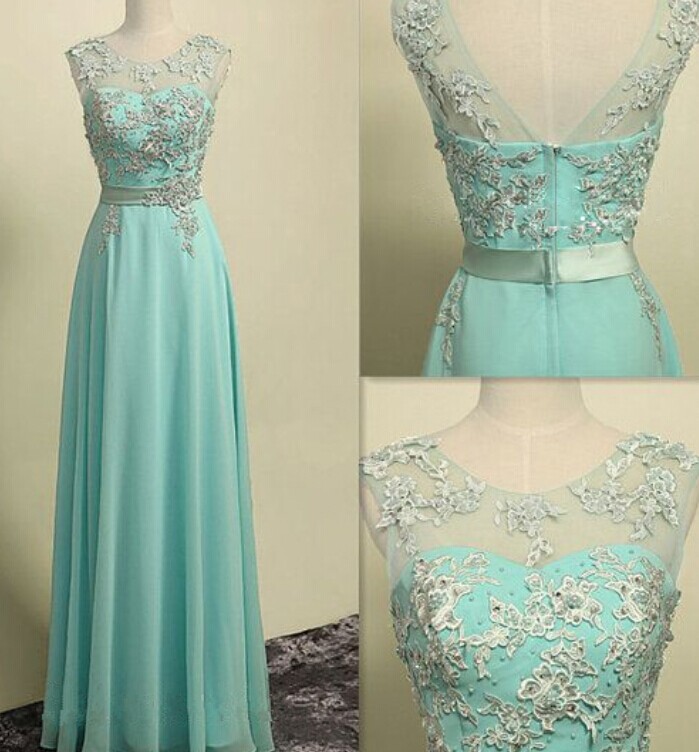 Cap Sleeves Prom Dresses,light Sky Blue Prom Dress,lace Evening Dresses ...
